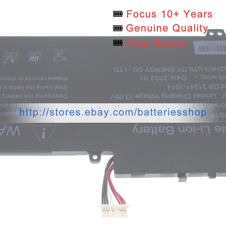 Genuine NV-549067-3S U559068PV-3S1P battery for Gateway 2021 15.6 ...