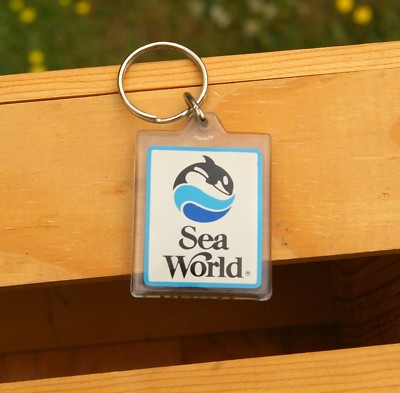 Sea World Orca Shamu Killer Whale Plastic Keychain | eBay