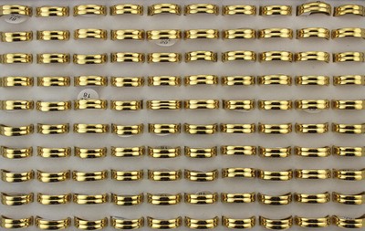 Bulk Lots 32pcs Stainless Steel Ring Gold Plated Newest Fashion Unisex ...