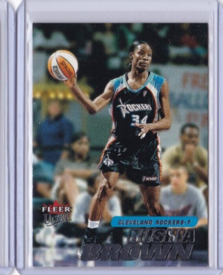 2001 Fleer Ultra WNBA #62 RUSHA BROWN CLEVELAND ROCKERS | eBay