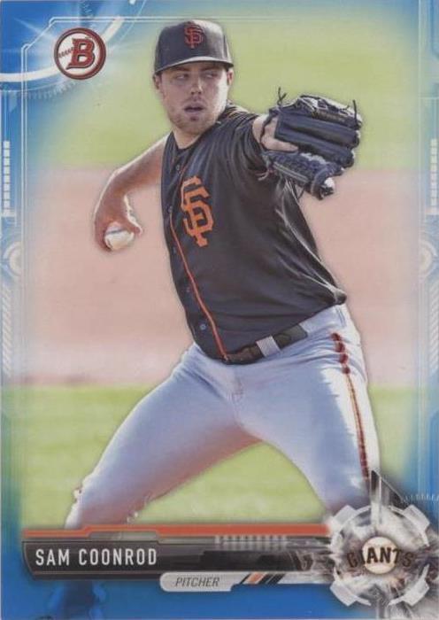 2017 Bowman - Prospects Sam Coonrod #BP111 Blue /150 (RC) for sale ...