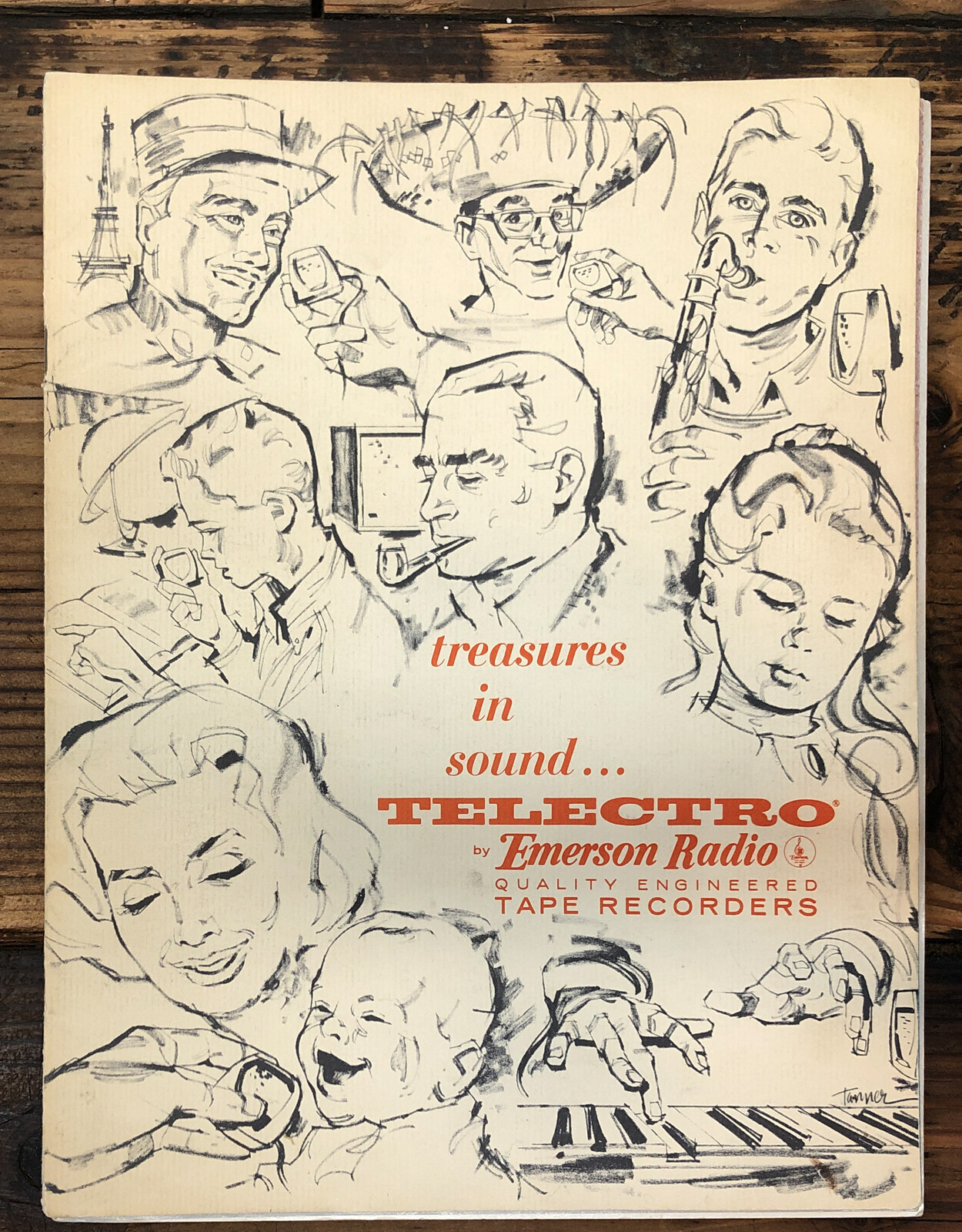 Telectro by Emerson Tape Recorder SR122 SR123 SS133 MR511 Catalog *Orig ...