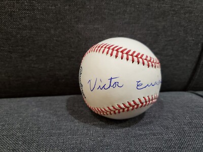 Victor Robles signed auto Rawlings OMLB Baseball JSA complete name rare ...