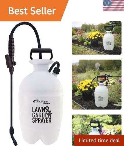 Durable 1 Gallon Garden Sprayer with Easy-Fill Funnel Top and ...
