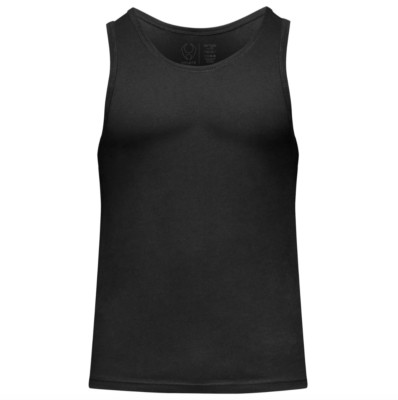 HYLETE Mens Crossfit Fitness Gym Tank Singlet Top Black 100% Cotton L ...
