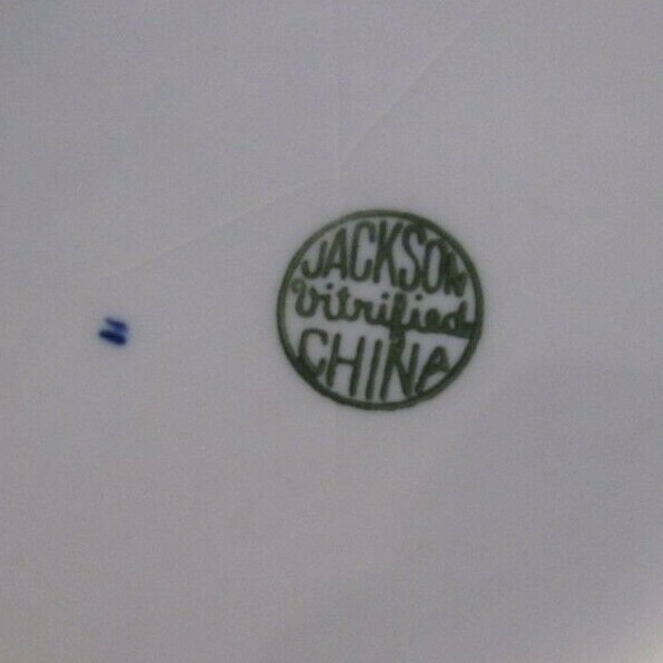 Masonic Jackson Vitrified China Blue Stripe Pitcher Pioneer | eBay