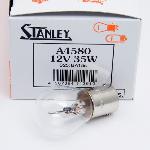 Stanley A4580 12V 35W S25 BA15S Clear Auto Bulb, Made in Japan Quantity ...
