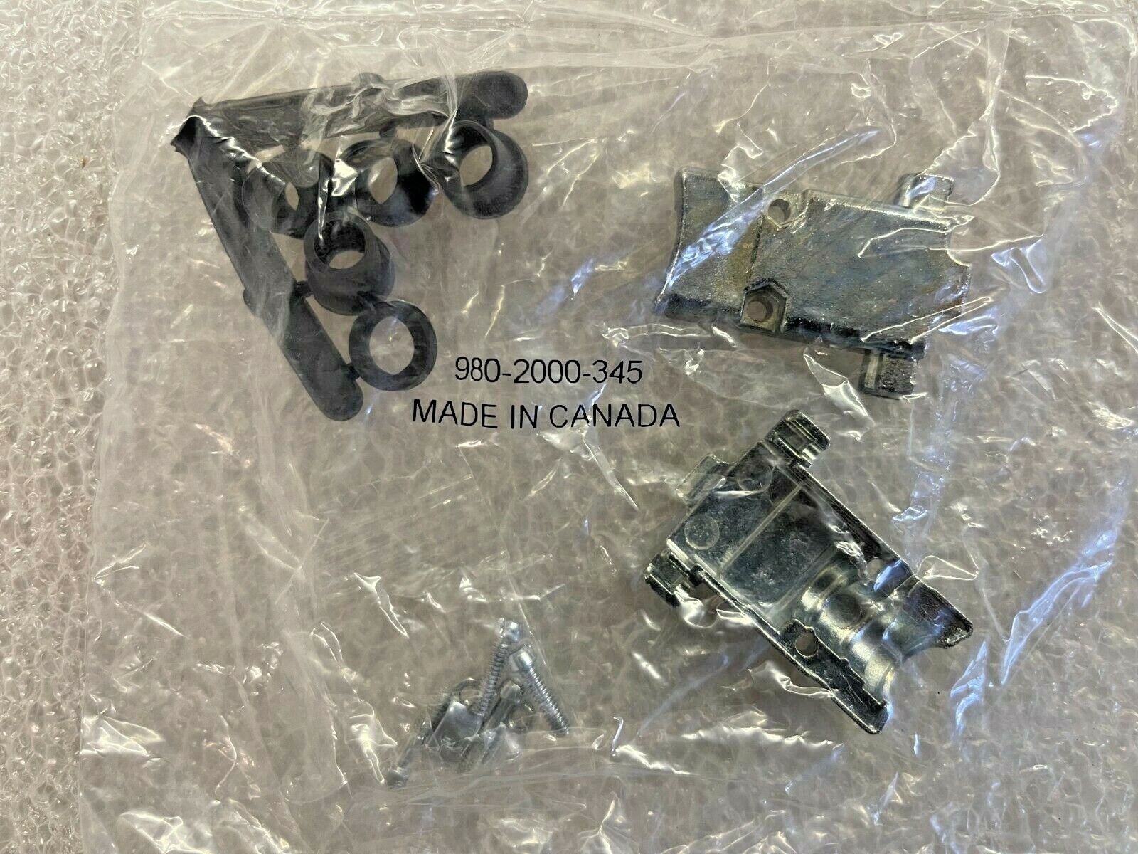 (5 PIECE LOT) 980-2000-345, ITT, D-SUB EMI SHIELDED BACKSHELL, 9POS ...