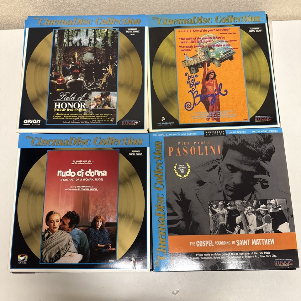 Huge LOT of 59 LaserDisc Movies - Laser Disc Collection - 8 CRITERION ...