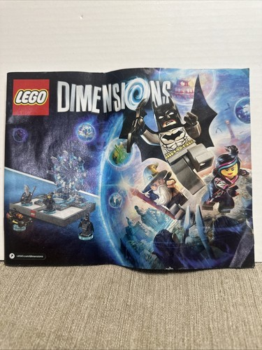 Lego Dimensions 2015 Portal Manual Instruction Book Batman Wizard ...