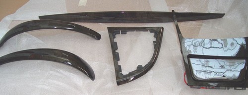 BMW OEM E81 E82 1 Series Grey Poplar Wood Interior Trim Genuine Brand ...