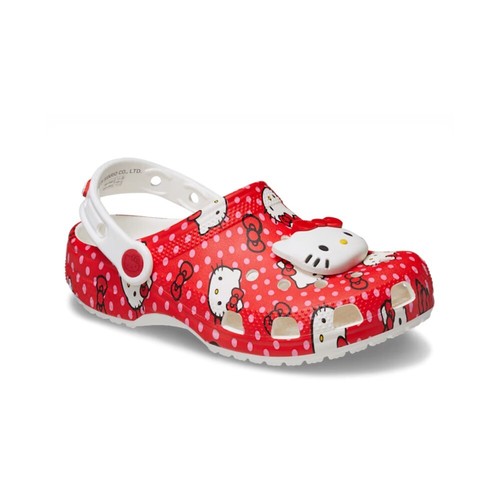 CROCS KIDS' HELLO KITTY (RED) CLASSIC CLOG 210576-90H | eBay