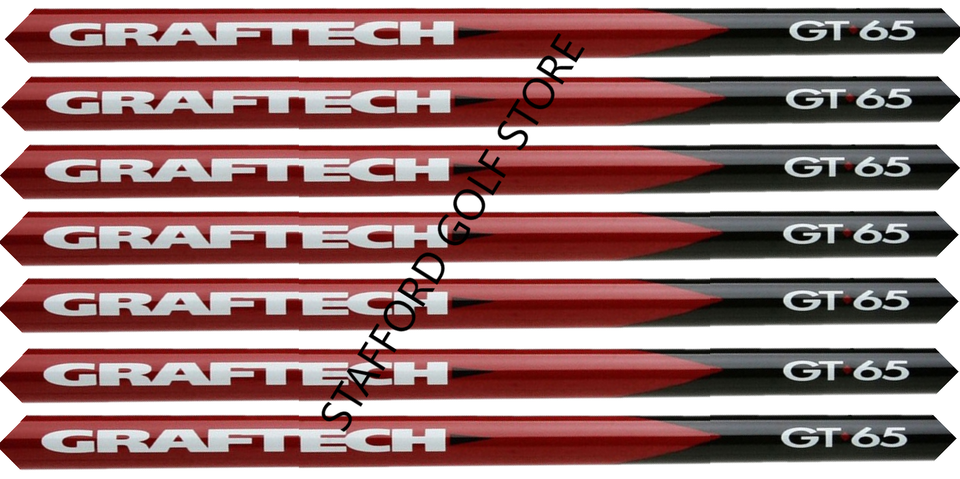 GRAFTECH GT 65 Graphite Golf Club Iron Shaft .370" Tip Combo Flex A/L ...