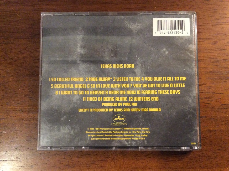 TEXAS - RICKS ROAD (CS-LIKE NEW) | eBay