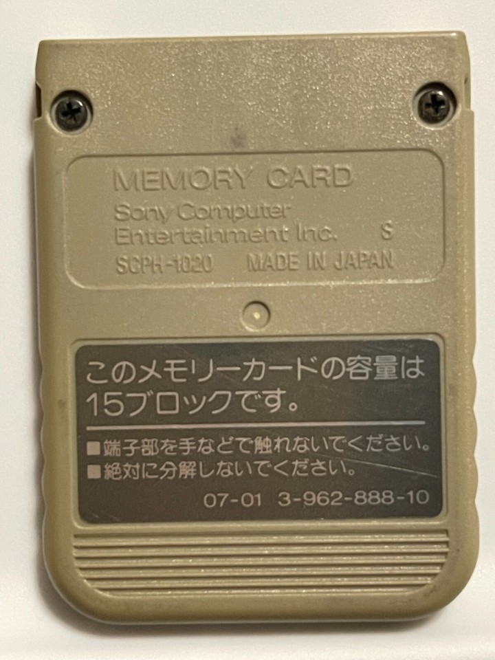 Sony PlayStation PS1 Official OEM 15 Block Memory Card - Pick your ...