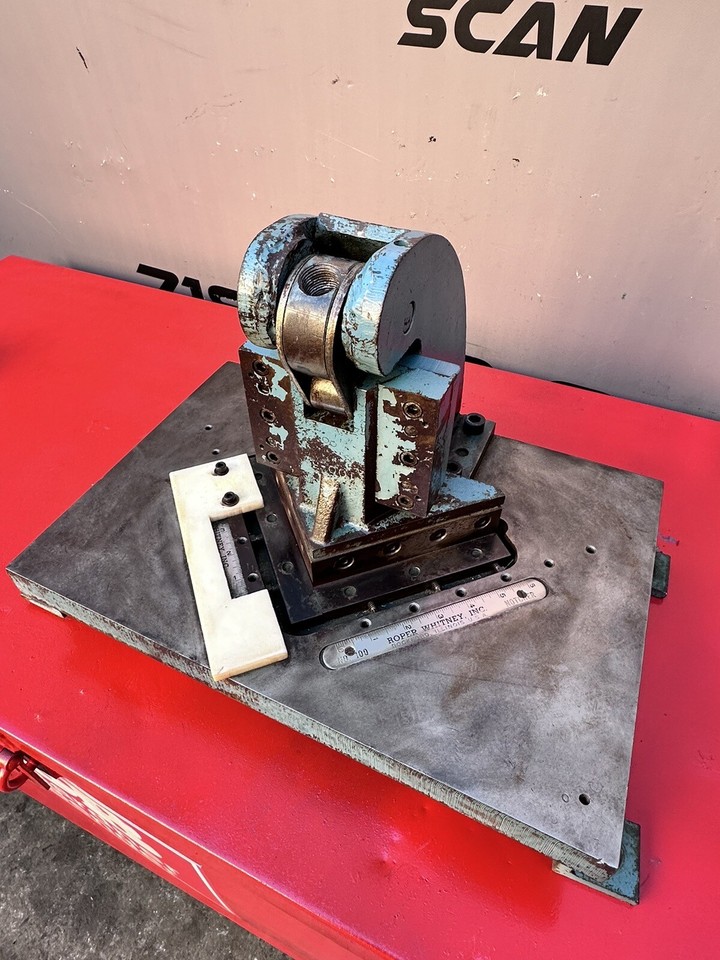 Roper Whitney No 100 sheet metal notcher tinsmith bench shear ...