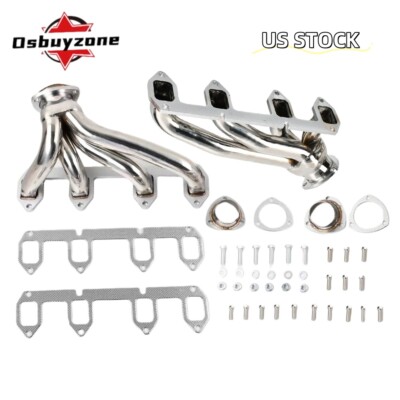Shorty Hugger Exhaust Headers Kit for Ford Big Block FE 330/360/390/428 ...
