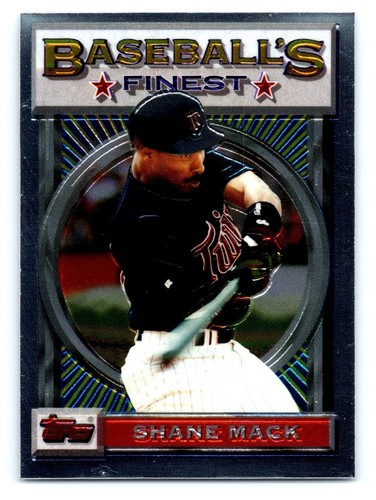 1993 Topps Finest - Shane Mack - #61 - Minnesota Twins | eBay