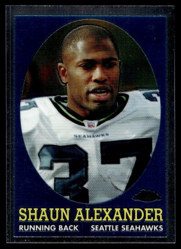 2005 Topps Chrome Throwbacks Shaun Alexander Seattle Seahawks #TB3 | eBay