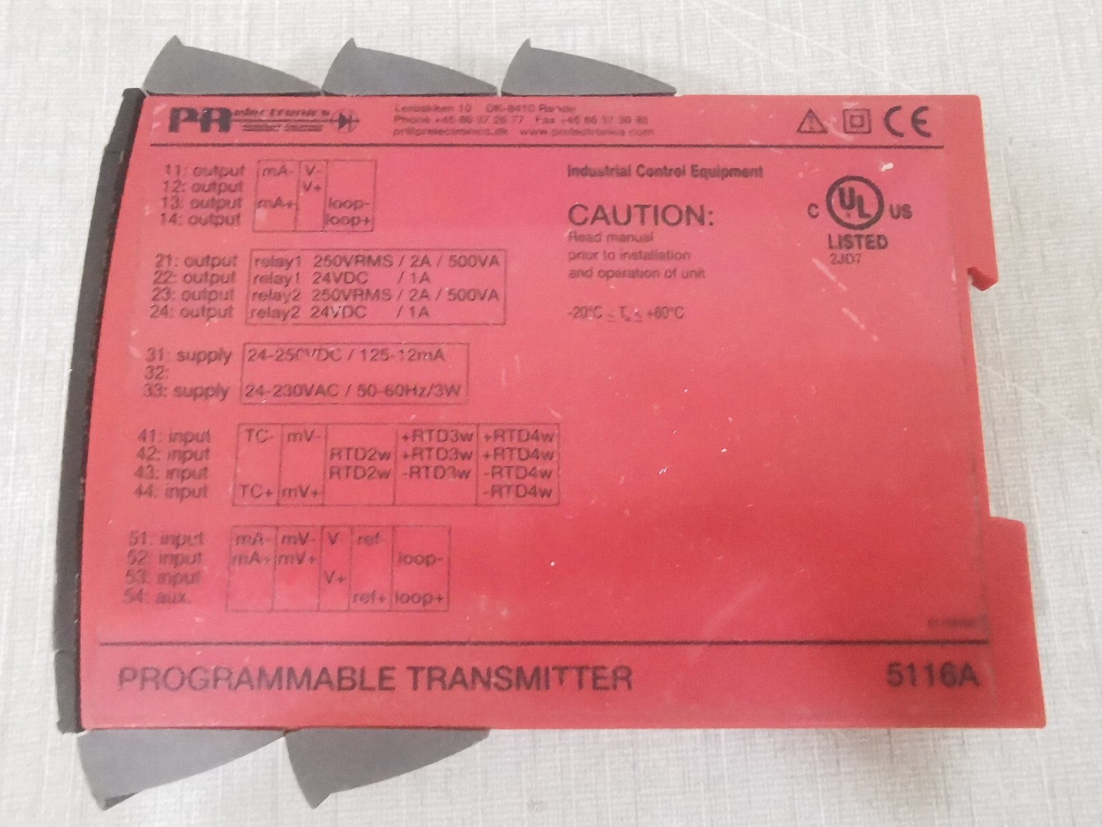 PR Electronics 5116A Programmable Transmitter | eBay