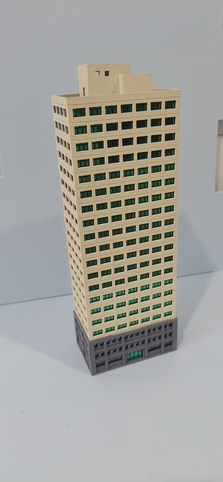 1:300 Diorama Building Model High-rise Skyscraper Scene Architectural ...