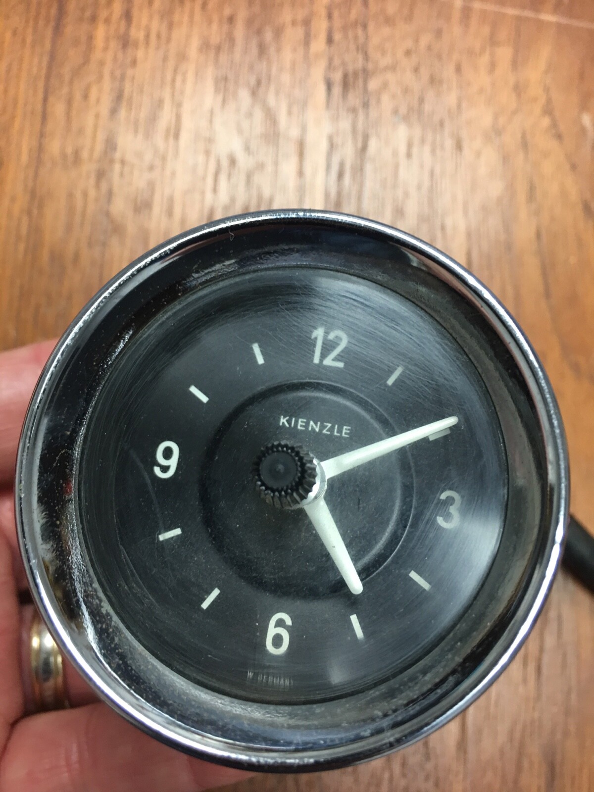 Kienzle 12V Car Clock 1095 with Chrome Bezel - W. Germany | eBay