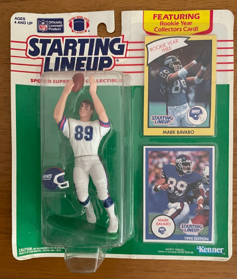 1990 Starting Lineup New York Giants lot Mark Bavaro and Dave Meggett ...