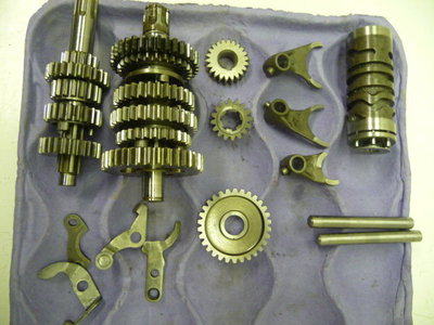 #3304 Kawasaki KX60 KX 60 Transmission & Divers Vitesses/Shift Tambour ...