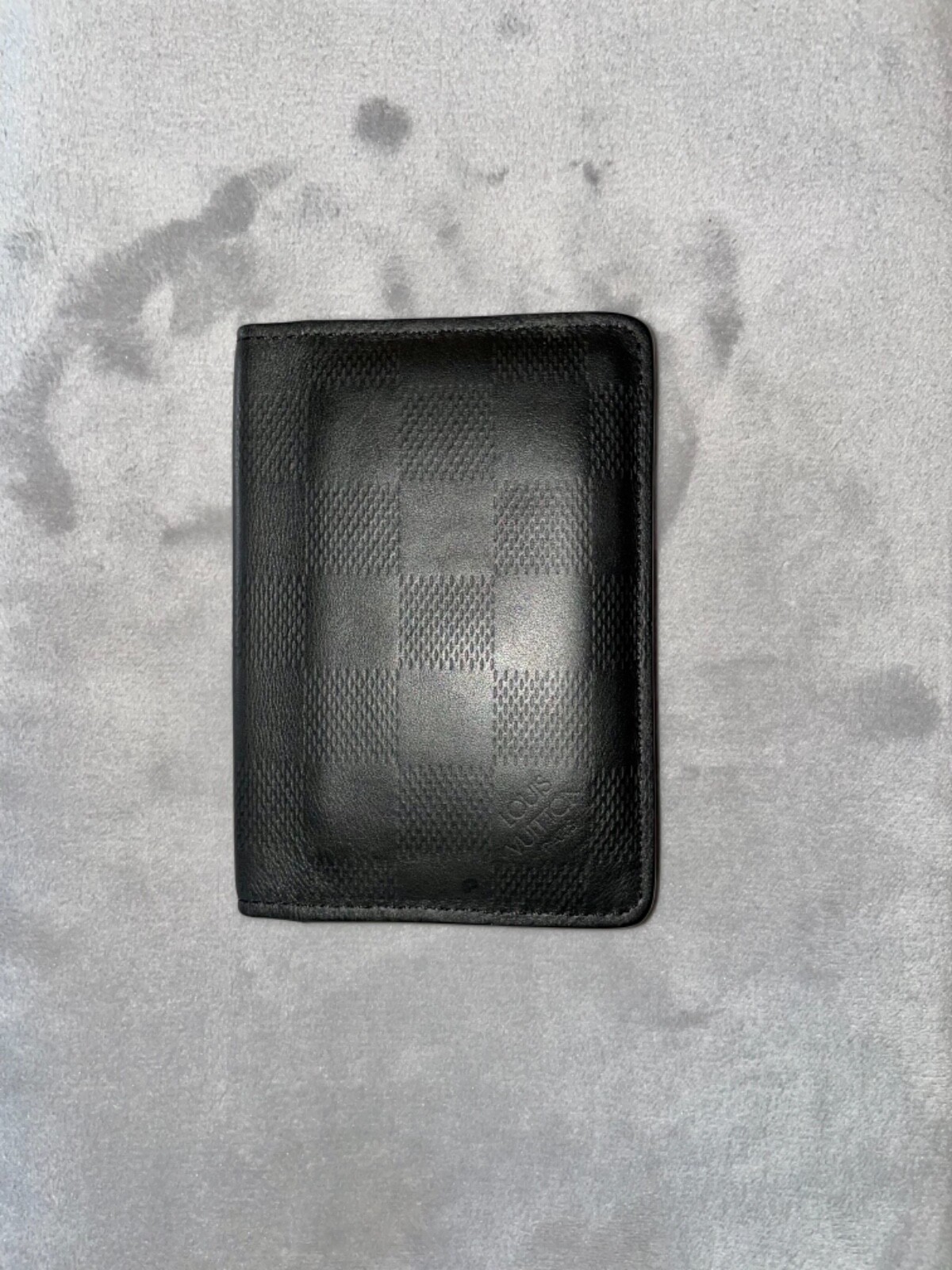 louis-vuitton mens wallet black leather - Gem