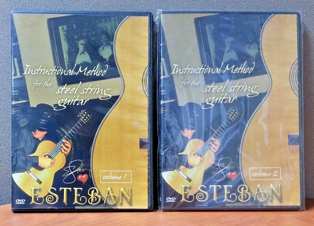 Esteban: Instructional Method for the Steel String Guitar vol 1 + 2 DVD ...