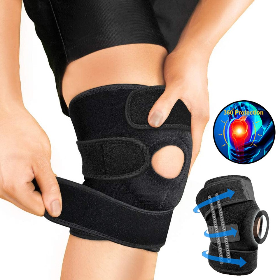 Adjustable Patella Knee Strap Knee Brace Support Knee Arthritis Pain ...