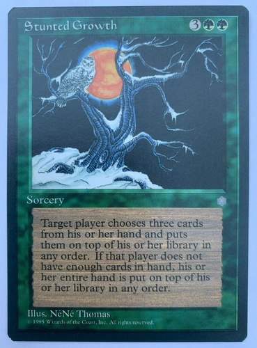 STUNTED GROWTH - MAGIC THE GATHERING - ICE AGE - RARE | eBay