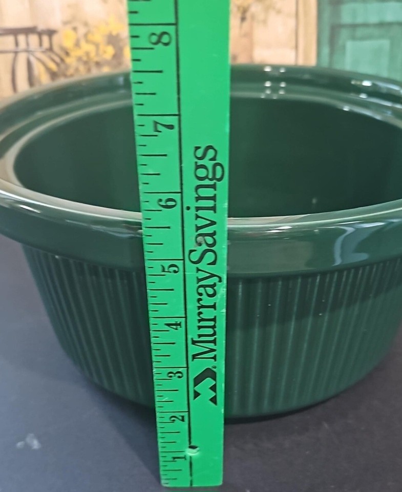 Rival Crock Pot Slow Cooker Replacement Stoneware Green Insert MODEL ...
