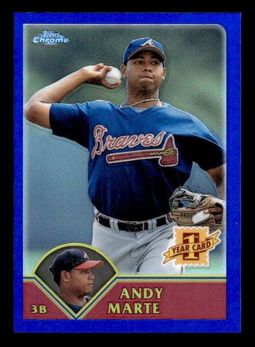 2003 Topps Chrome #208 Andy Marte Refractors #/699 | eBay