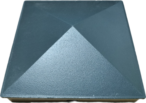 10x Caps DARK GREY Aluminum Post Cap 150mm x 150mm Fencing Capping ...