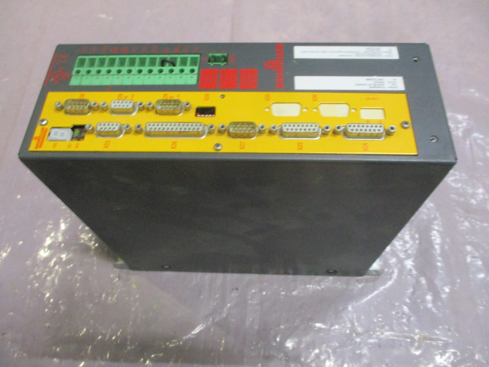 BAUMULLER BUM60-06/12-54-B-001 Numerical Control Drive 480V BUM60-VC-A0 ...