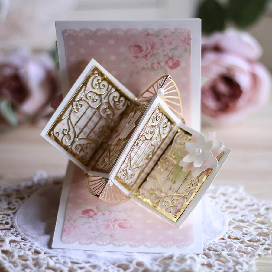 Frame Metal Cutting Dies DIY Scrapbooking Paper Card Template Embossing ...