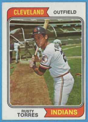 1974 Topps Rusty Torres #499 Cleveland Indians | eBay