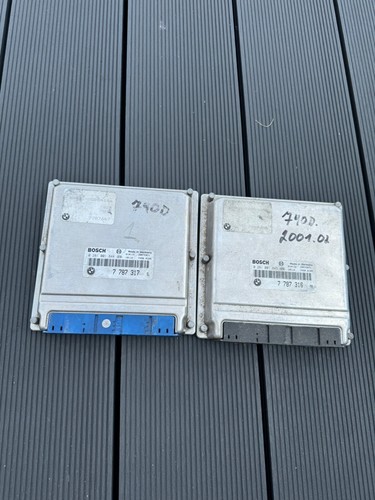 bmw e38 740d m67 engine ecu set 7787317 778316 dme | eBay