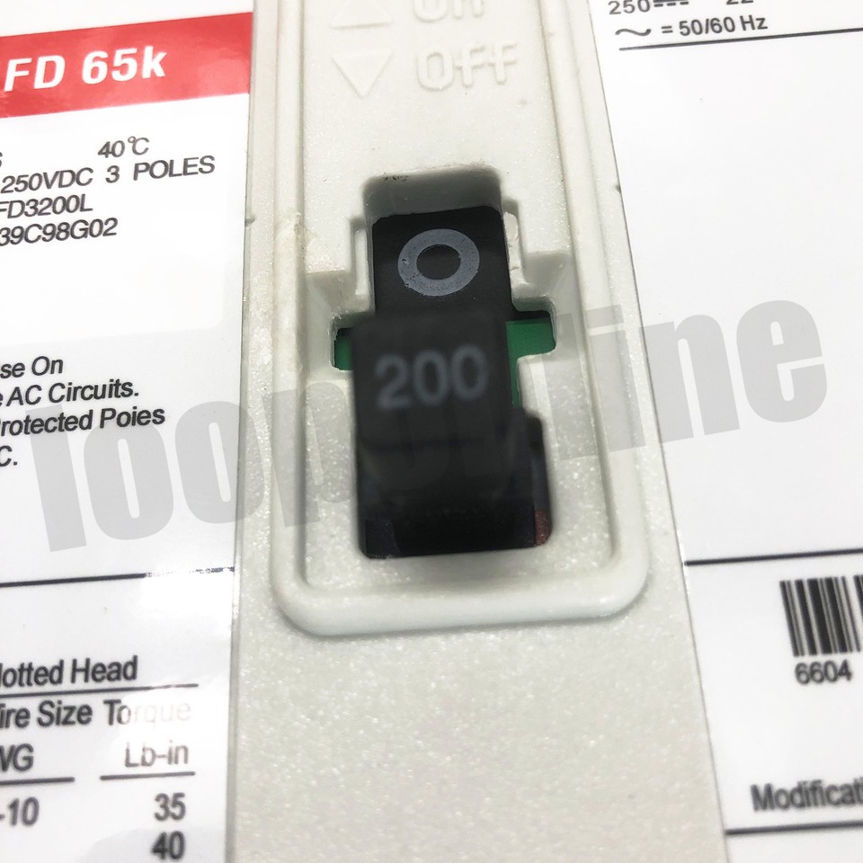 New HFD3200L Circuit Breakers for EATON HFD3200L 3 Pole 200 Amp 600V ...