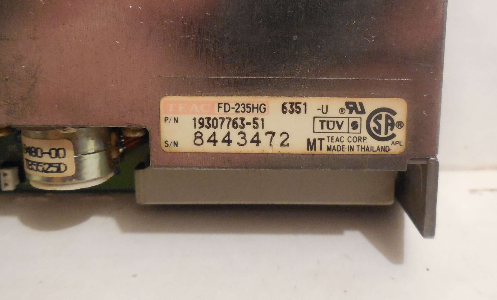 Compaq 160788-201 1.44MB Floppy Drive 3.5" Internal - Teac FD-235HG ...