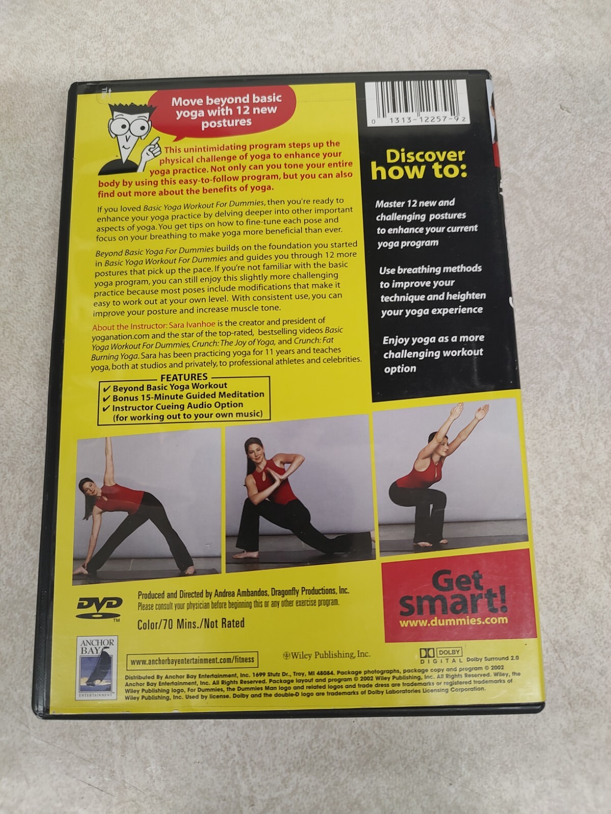 Buy Beyond Basic Yoga for Dummies (DVD, 2002) online | eBay