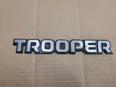 Isuzu OEM 1986 1987 1988 Trooper Vintage Emblem Badge Logo Nameplate ...