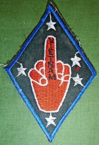 Patch - 1st MARINE DIVISION - Southern Cross, Middle Finger - Vietnam ...