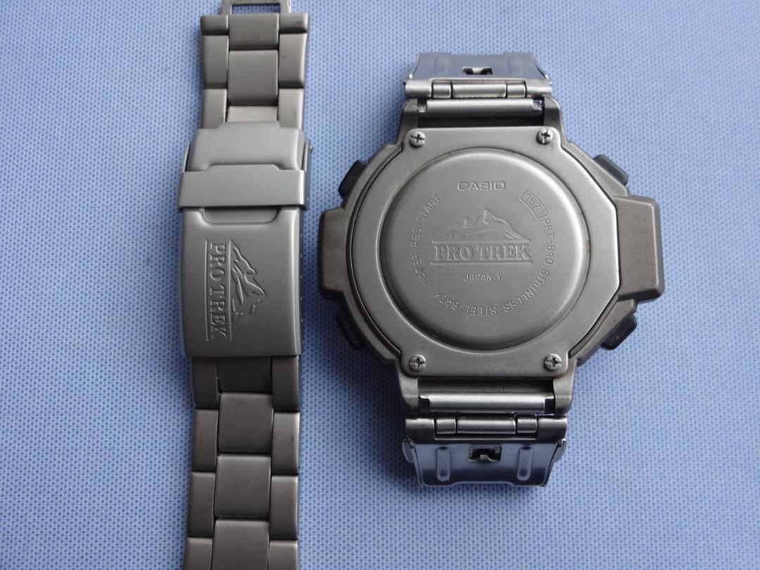 Casio Protrek Prt610 Digital Quartz Men Prt-610 Titanium Casio Protrek Prt610 Digital Quartz Men Prt-610 Titanium