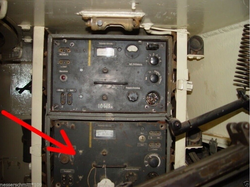 WW2 German Wehrmacht Panzer - Ukw.E.e RADIO RECEIVER - Tiger Panther ...