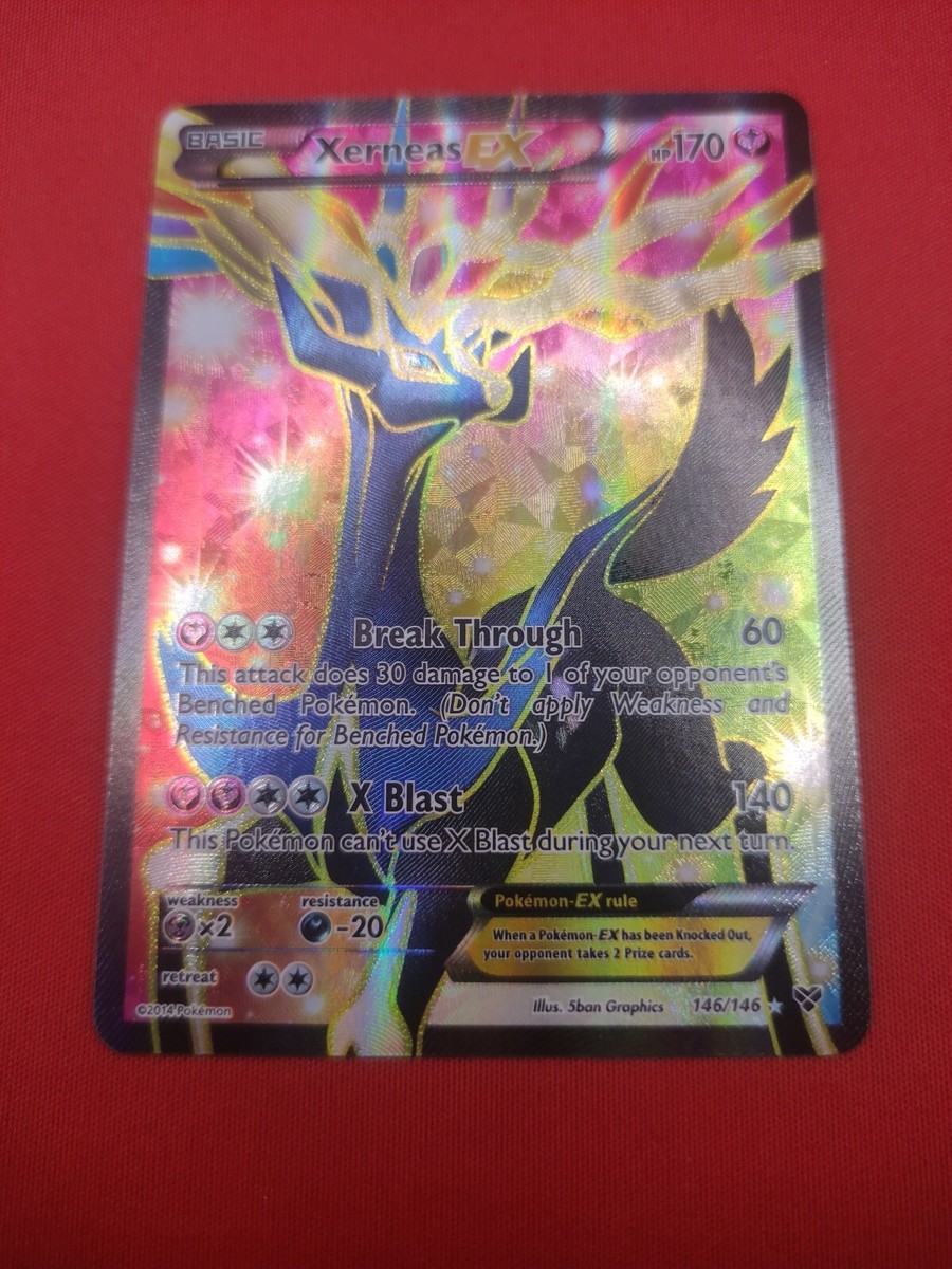 Xerneas Ex 146146 Pokemon Xy Holo Full Art Ultra Rare Card 2014