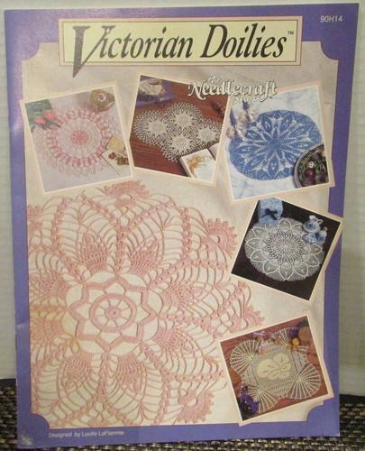 Vintage Crochet Victorian Doilies by Needlecraft Shop 90H14 6 complete ...