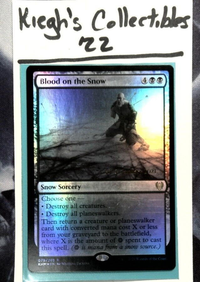 Mtg Blood On The Snow *Foil PreRelease Promo* | eBay