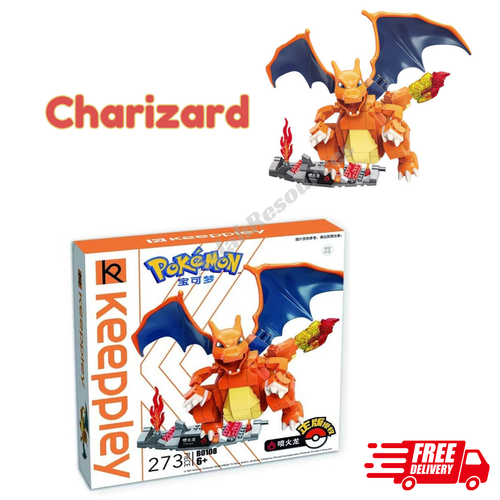 Keeppley Pokémon Charizard Building Block Toys Puzzle Gift 273pcs Free ...